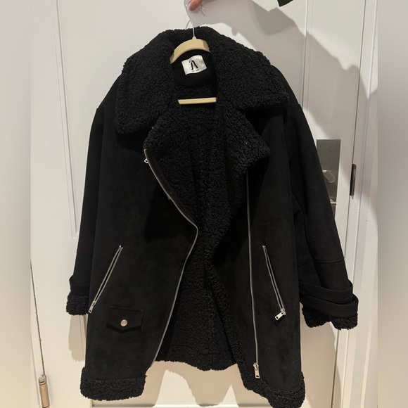 Jackets & Coats | Super Warm Jacket Done In A Biker Jacket Way | Poshmark